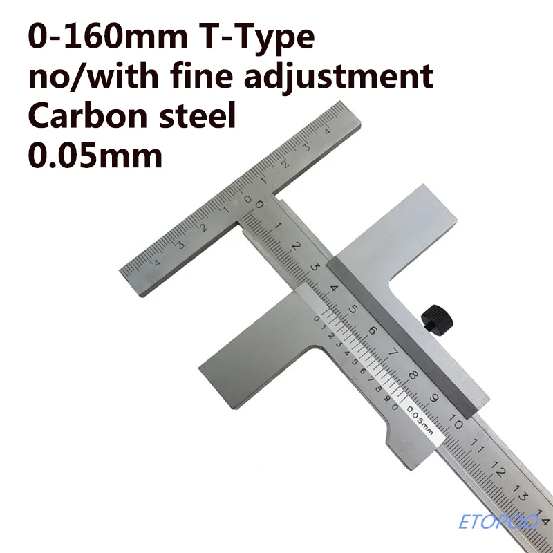 0-160mm-T-Type-Marking-Vernier-Caliper-with-fine-adjustment-T-Marking ...