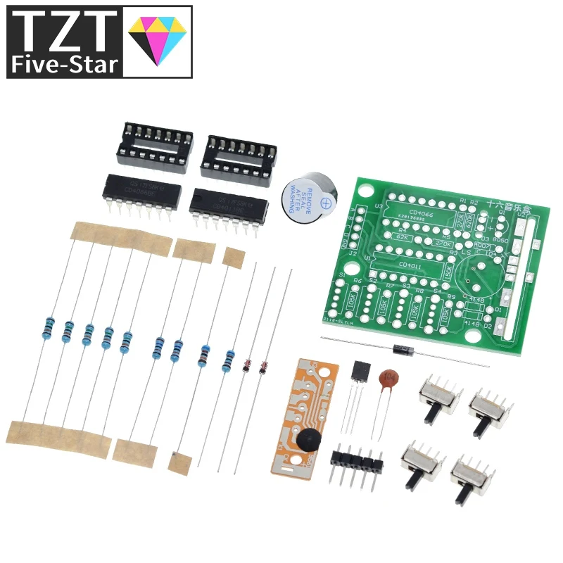 16-Music-Sound-Box-BOX-16-Board-16-Tone-Electronic-Module-DIY-Kit-Parts ...