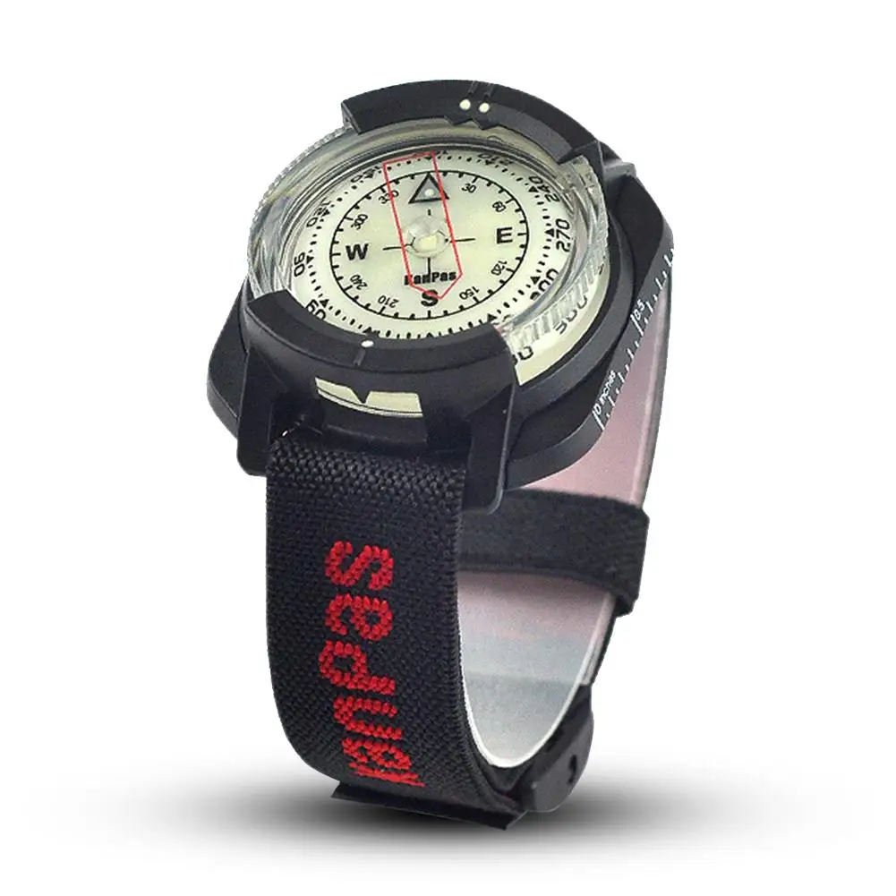 Outdoor Compass Professional 60M /197Ft Diving Compass Waterproof ...