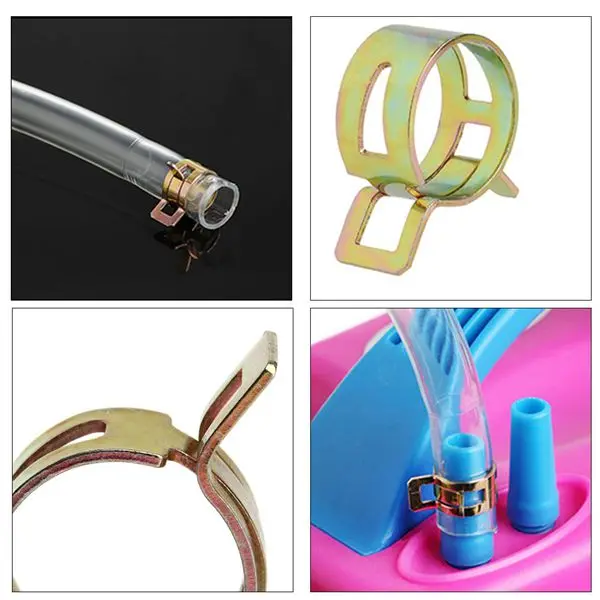 84 Pcs Spring Band Type Action Fuel Line Clamp Silicone Vacuum Hose ...