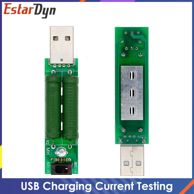 USB-Mini-Discharge-Load-Interface-Resistor-2A-1A-With-Switch-1A-Green ...