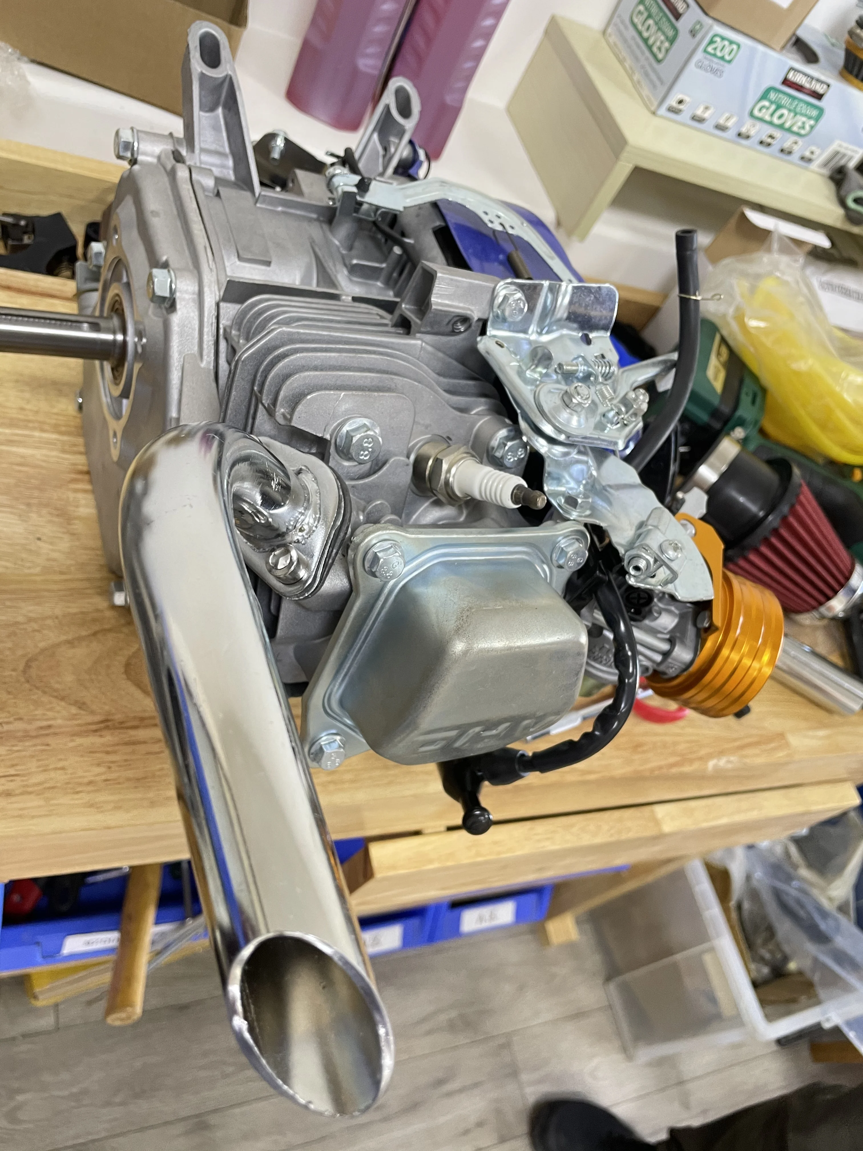 sthus-Exhaust-Pipe-For-Predator-212cc-GX160-GX200-CT200U-CT200EX ...