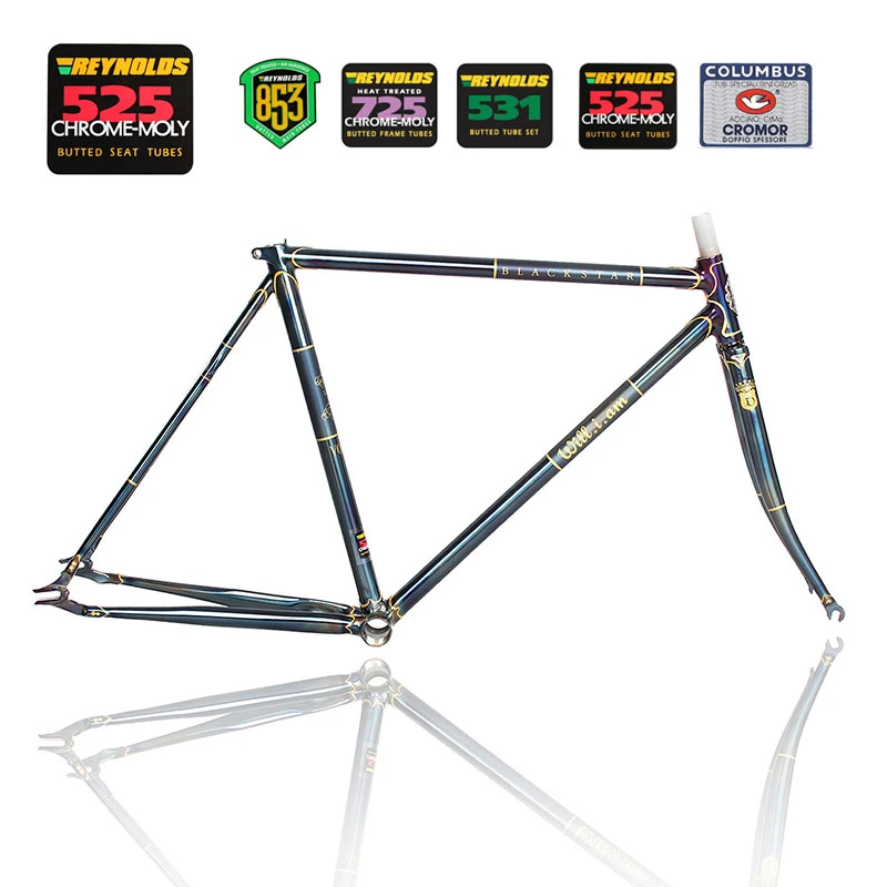 Reynolds 525 725 853 Tube Molybdenum Steel Road Bike Frame With Lug ...