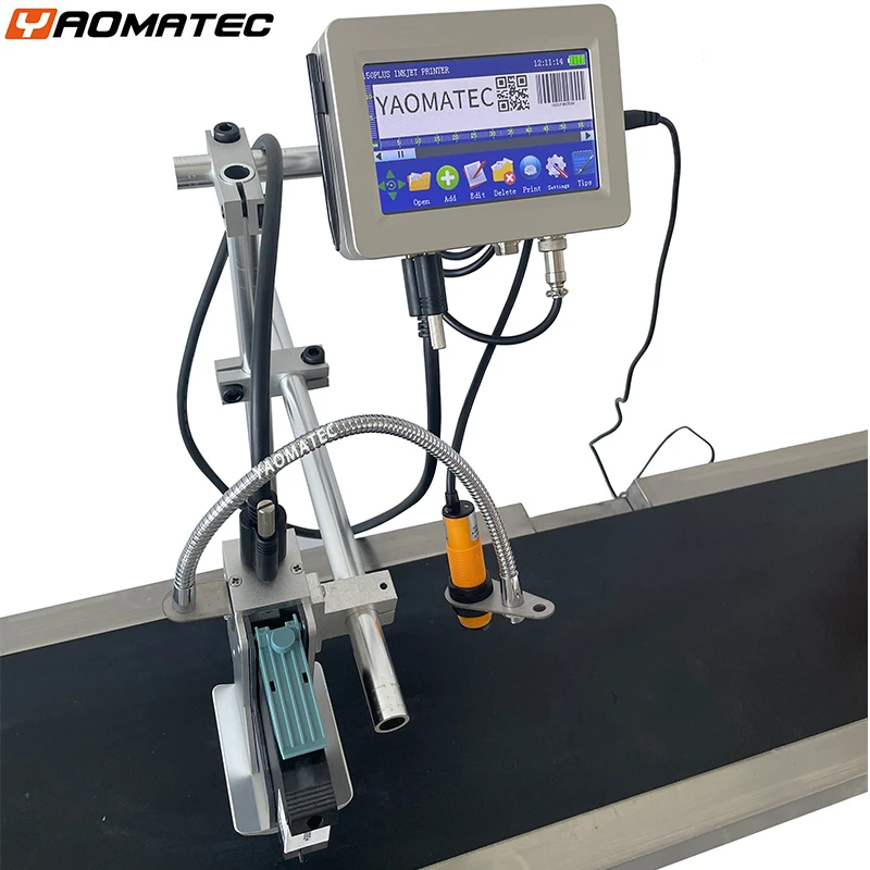 12.7mm 24 Languages Automatic Coding Machine Expiry Date Printer Mask ...