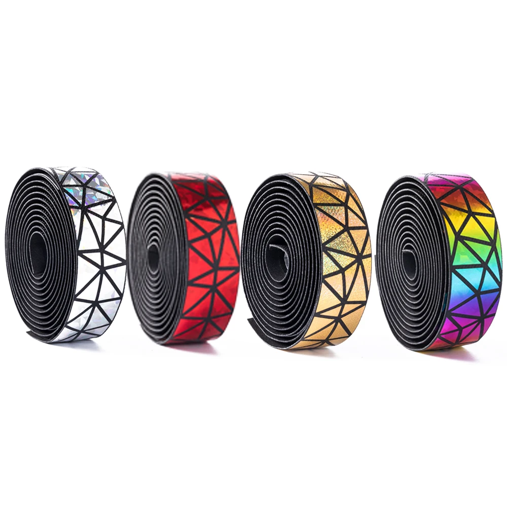 Road-Bike-HandlebarTape-Cycling-Reflective-Tape-Soft-PU-EVA-Anti-Slip ...