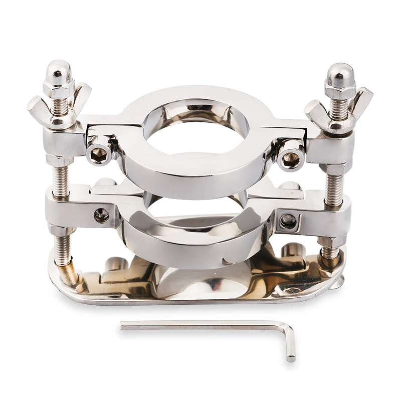 Male-Chastity-Device-Ball-Stretcher-CBT-Scrotum-Pendant-Squeezer-BDSM ...