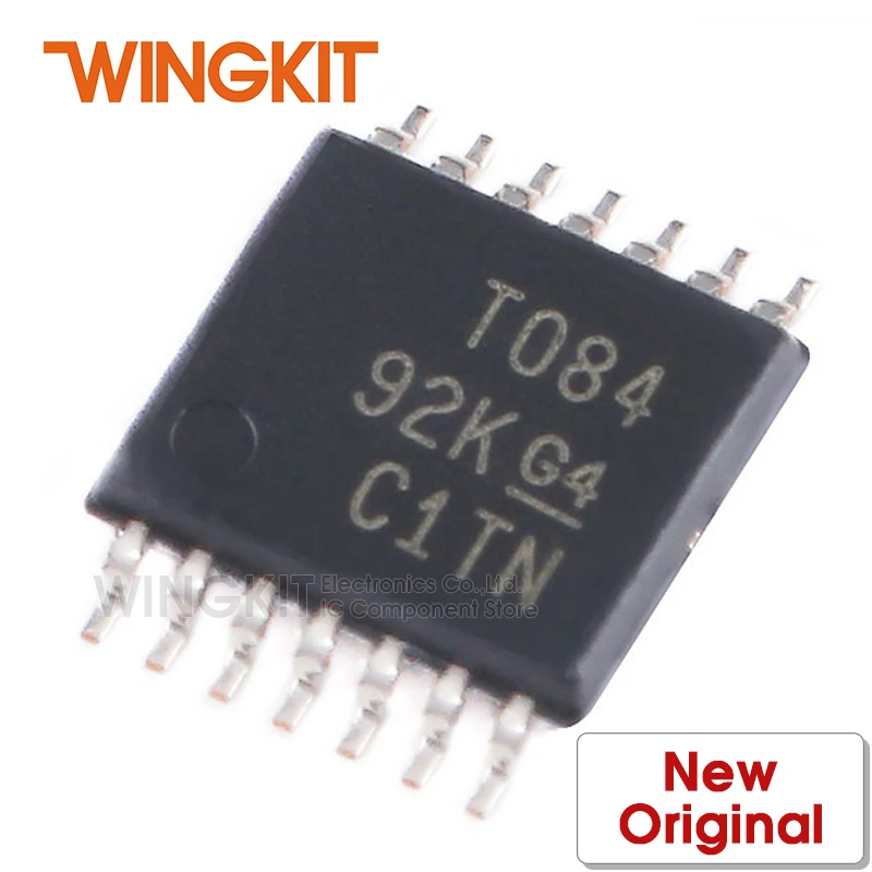 5 uds TL084CPWR TSSOP14 TL084CPW TL084 TL08 / T084 TSSOP 14 JFET amplificador operacional de ...