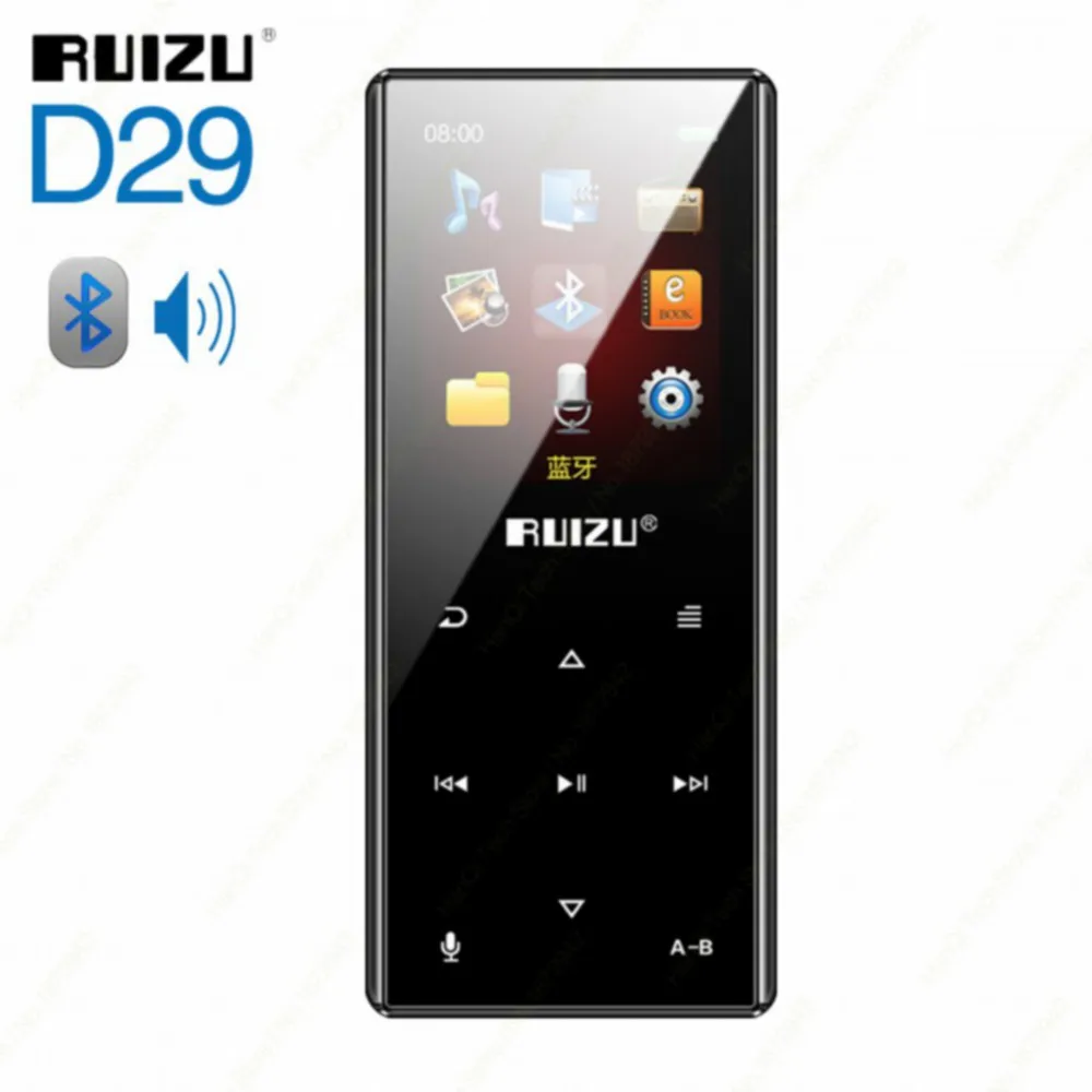 RUIZU reproductor MP3 con Bluetooth D29, reproductor de música portátil ...
