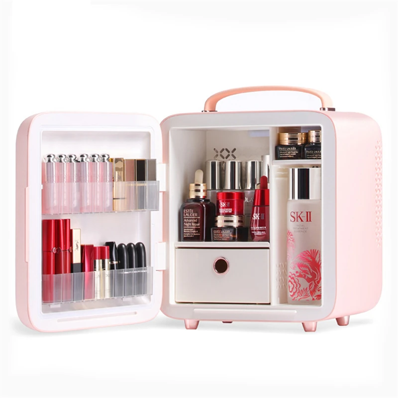 Refrigerador de 9L para cosméticos con calefacción, Mini refrigerador ...