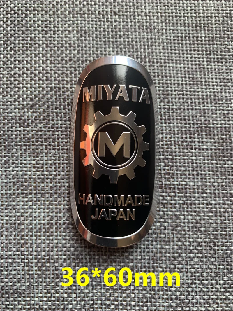 2x Miyata Vintage Classic Bike Head Badge Aluminum Decals Stickers For ...