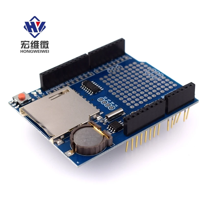 1pcs Xd 204 데이터 수집 로거 실드 데이터 수집 모듈 레코더 로깅 쉴드 Arduino Sd 카드 컴퓨터 구성 요소