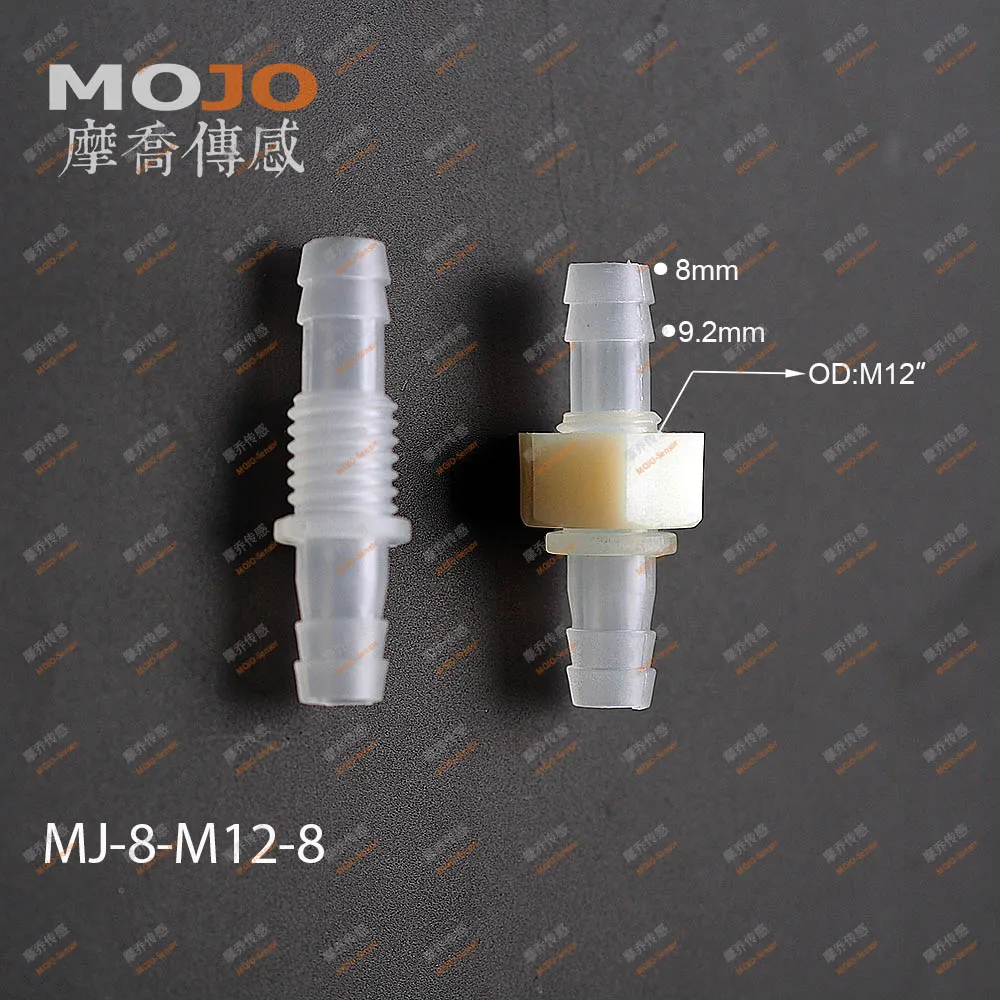 2020 (10 unids/lote) Junta recta de MJ 8 M12 8 de 8mm a conector de ...