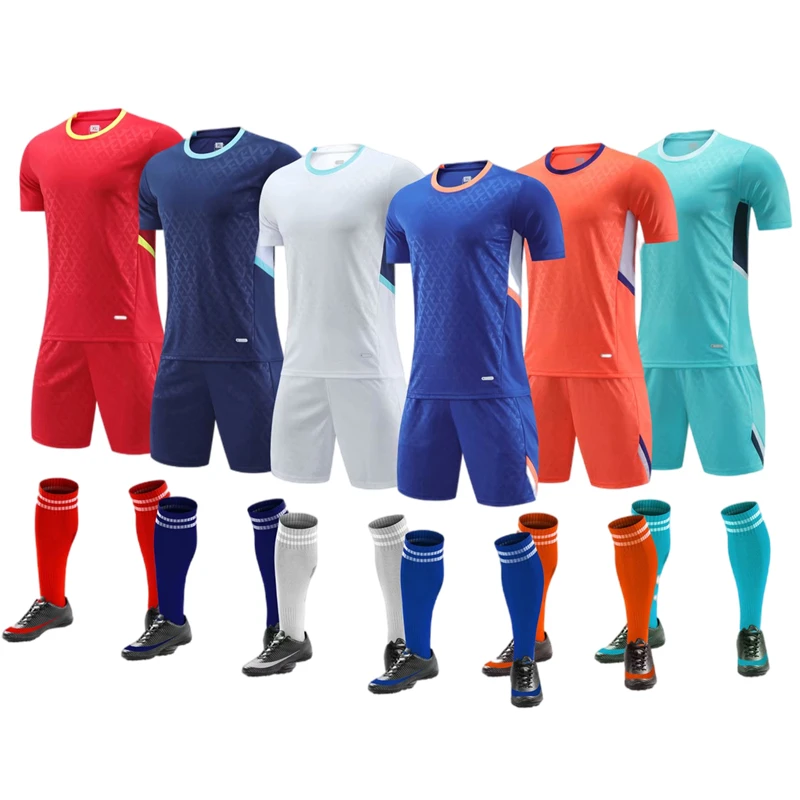 2-Pcs-Set-Adult-Kids-Soccer-Jerseys-Tracksuit-Survetement-Football ...