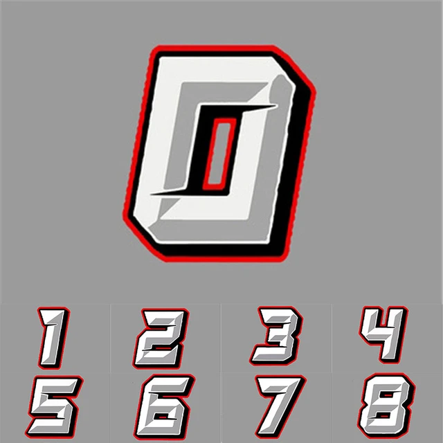 Sticker Design For Motorcycle Numbers