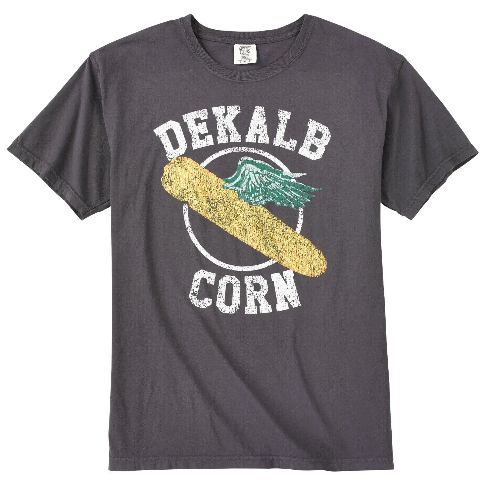 Dekalb 새로운 씨앗 비행 옥수수 수확 남성 그레이 빈티지 컴포트 티셔츠, 파머|티셔츠| - AliExpress