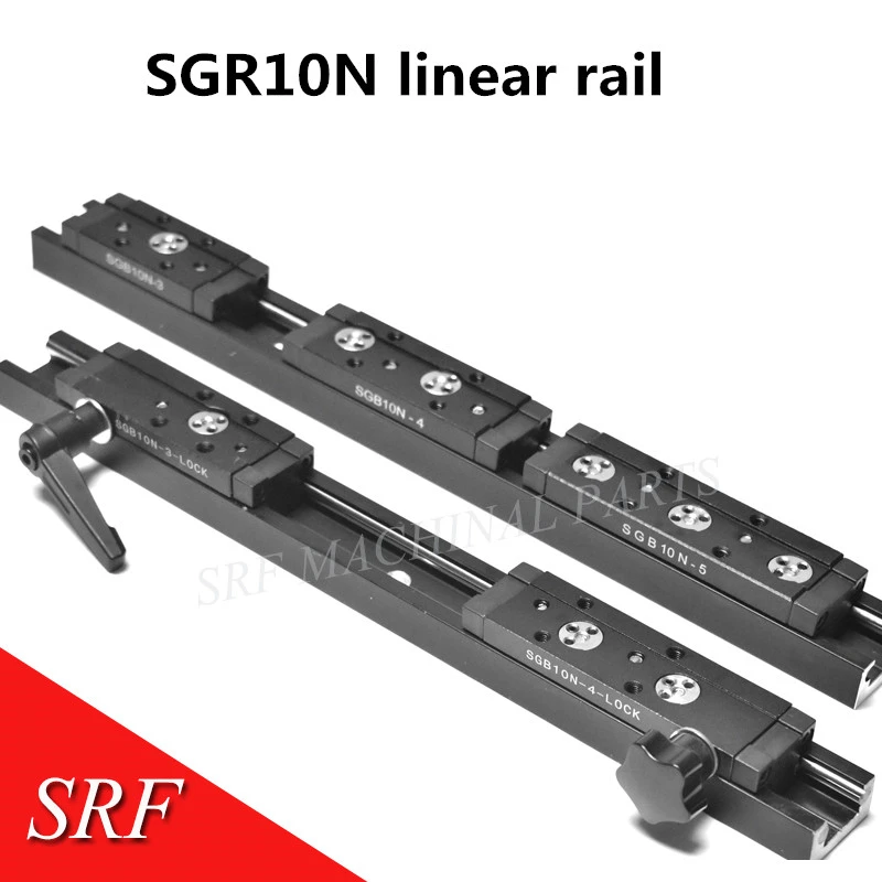 Black built in dual axis linear guide 28mm SGR10 slide rail SGB10 block ...