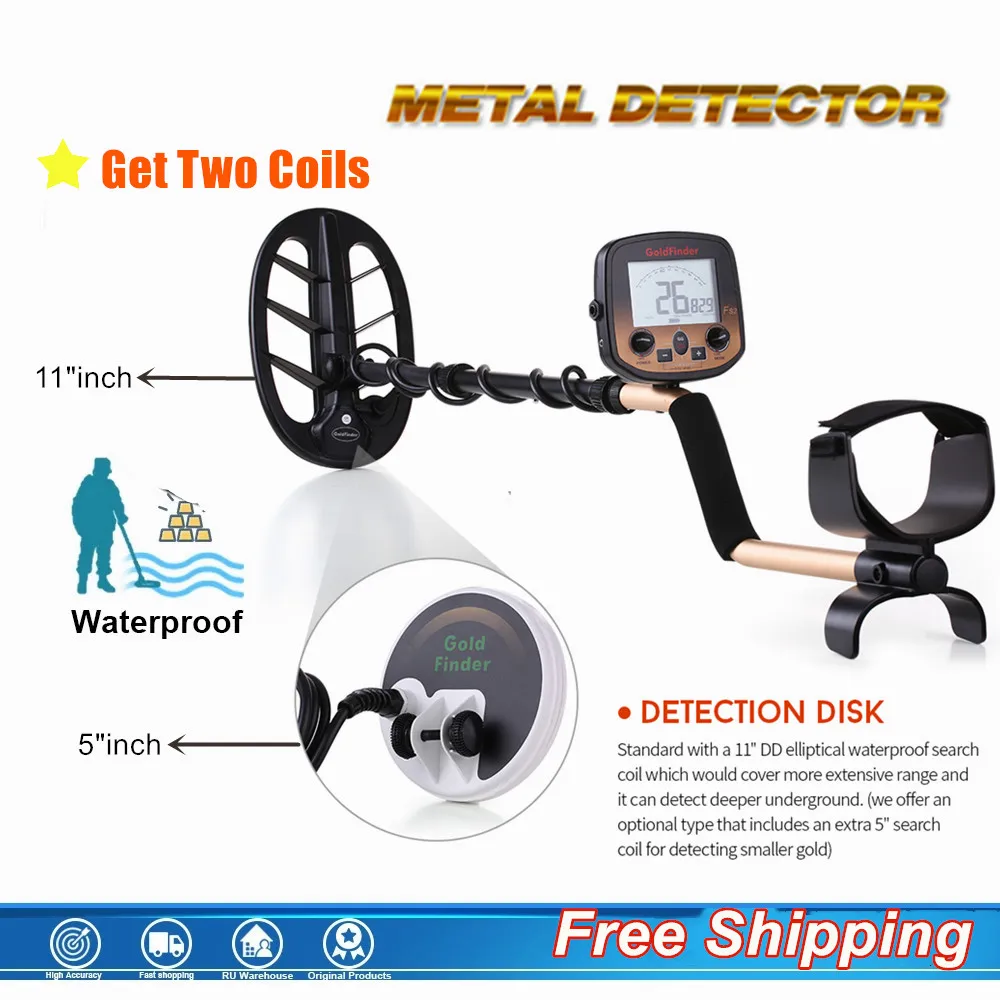 Professional-Metal-Detector-Underground-Depth-3m-Scanner-Search-Finder ...