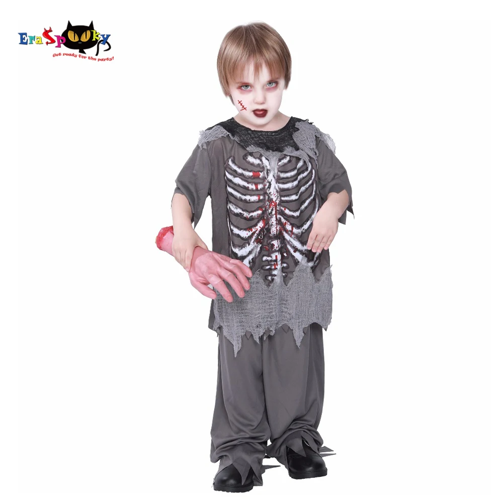 Costume Skeleton Ghost Halloween Child | Halloween Costume Boys ...