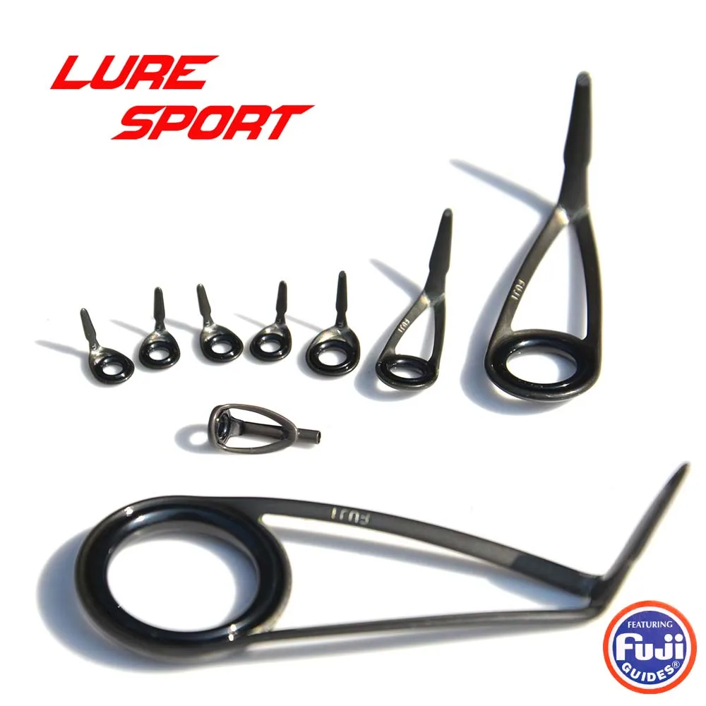 FUJI 10pcs Rod Guide set BCLGAT Top BCKTAG BCKLAG20H Guide Spinning Rod ...