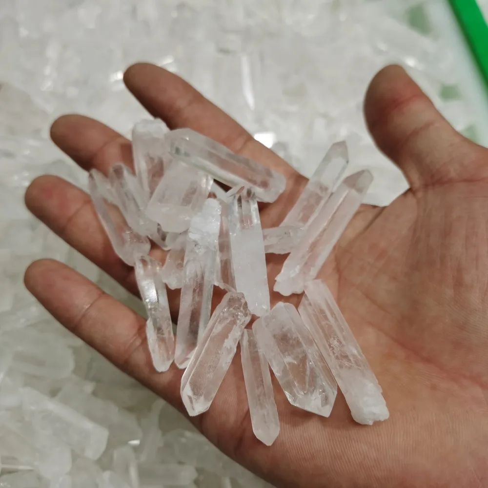 100g 40-70mm High Quality Natural Transparent Crystal White Quartz ...