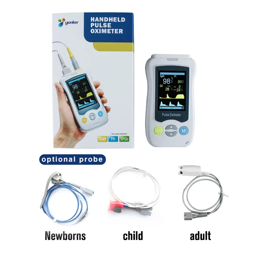 Handheld-Oximeter-Accurate-Clear-LED-Fingertip-Pulse-Blood-Oxygen-SpO2 ...