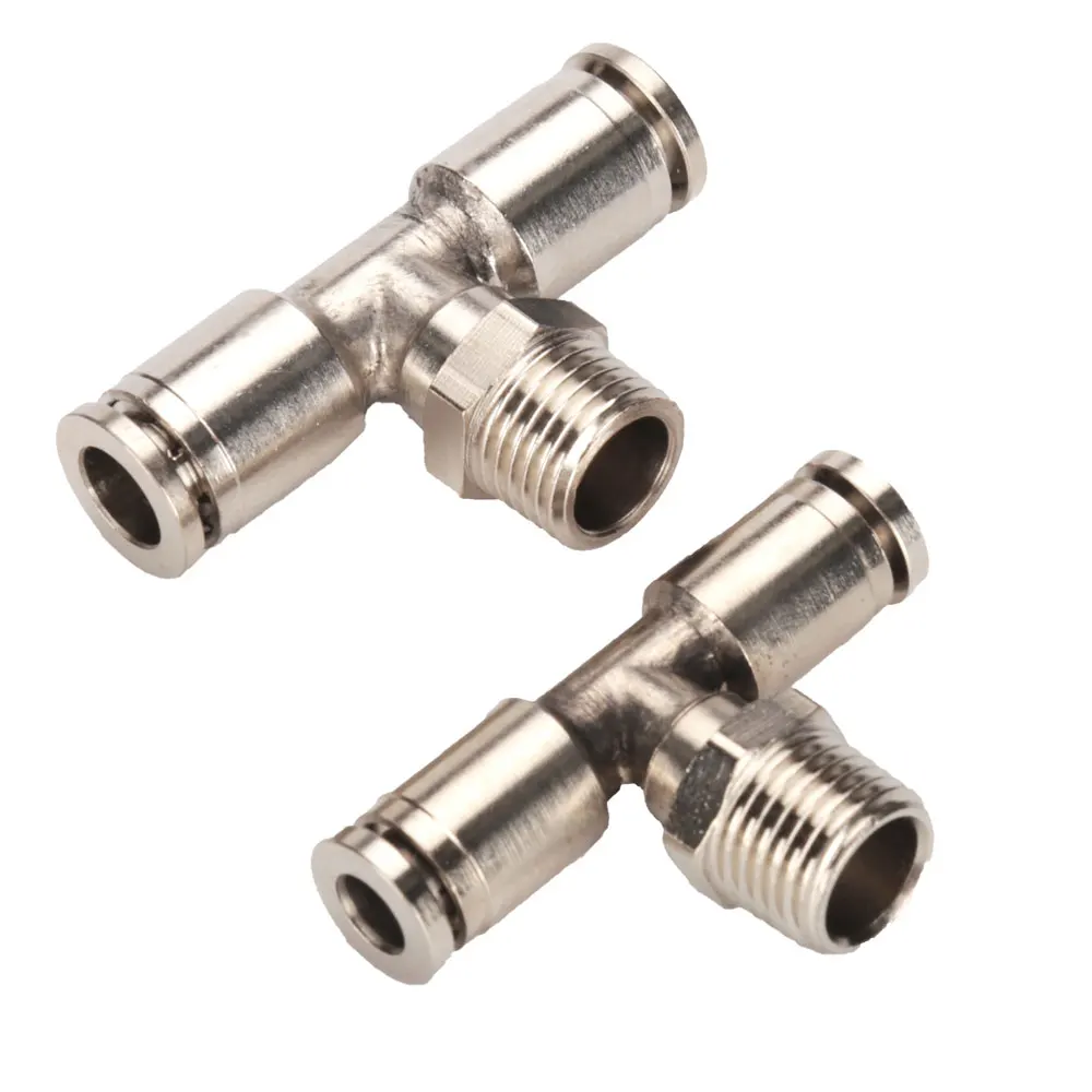 304 스테인레스 스틸 금속 공압 퀵 커넥터, PC/PCF/PL/PLF/SL/PB/PX/PH/PD 4mm 6mm 8mm 스레드 1/8 1/4 3/8 호스 피팅|공압부품 ...