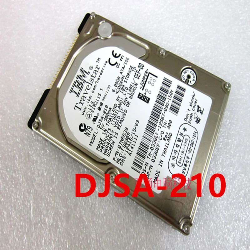 Almost New Original Hdd For Ibm 6gb 2.5" 2mb Ide 5400rpm For Notebook ...