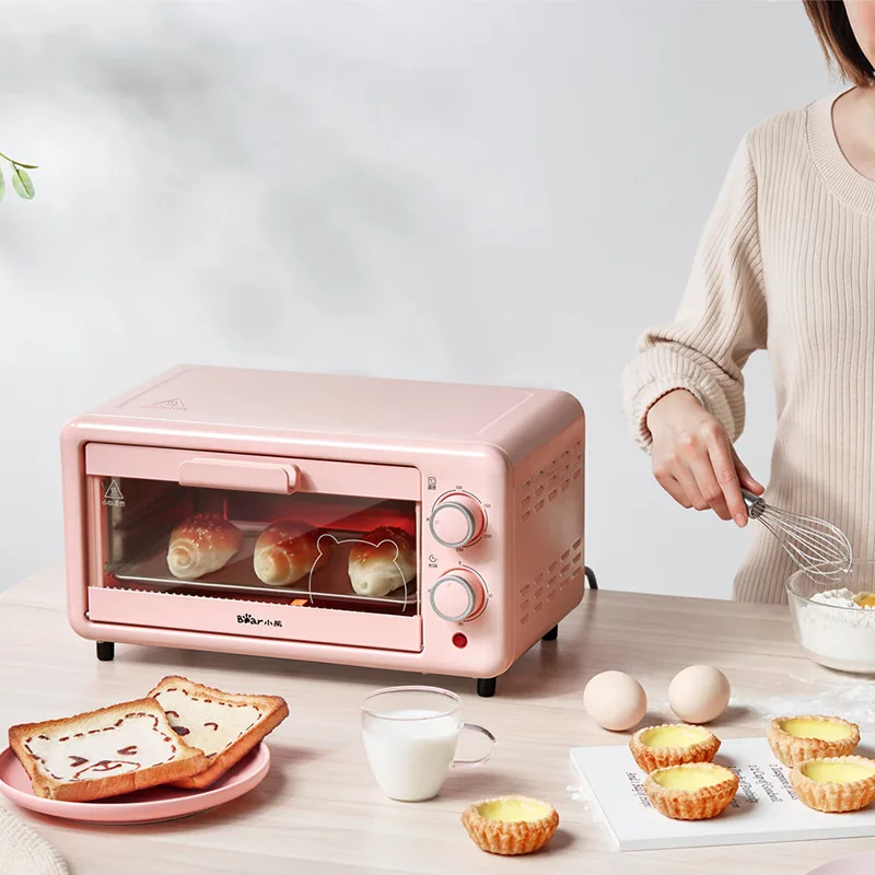 Electric Oven For Baking Household Mini Electric Oven 11l Pink Toaster ...