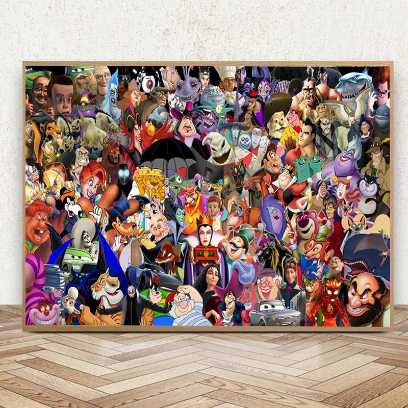 All Disney Characters Poster
