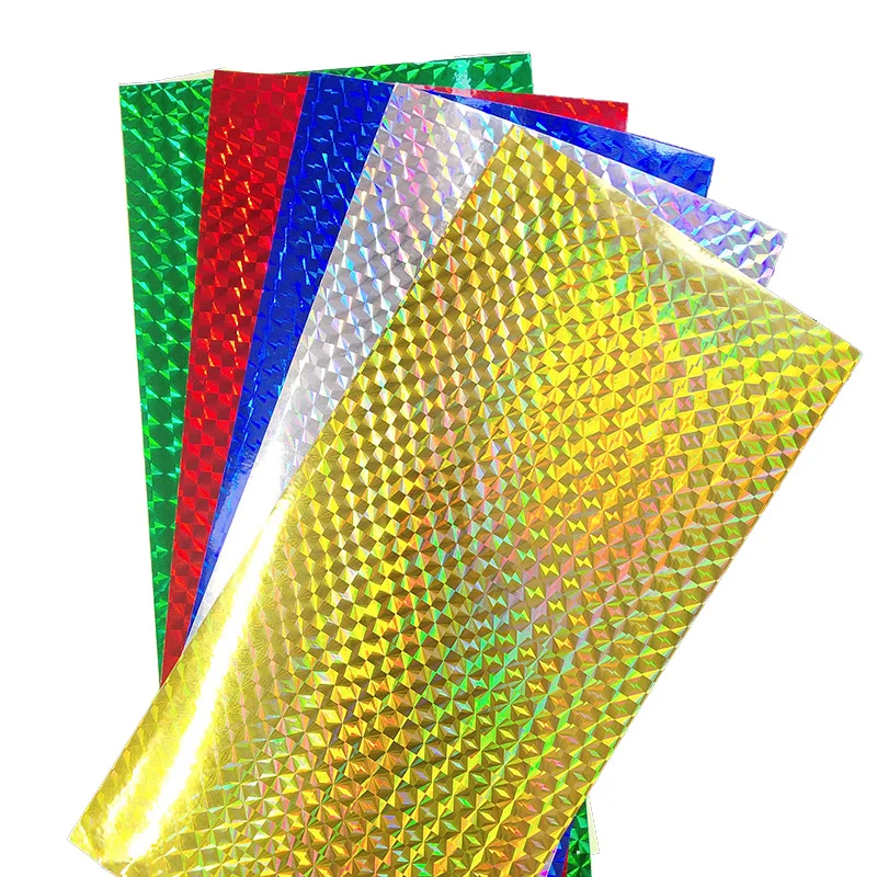 5PCS/Lot DIY 20*10cm Holographic Lure Sticker Colored Laser Paper Film ...