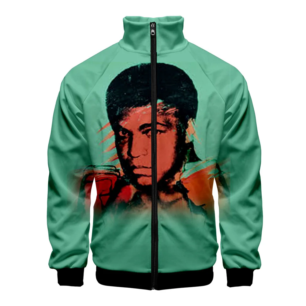 DreaFamous American boxer Muhammad Ali Windbreaker Men Slim fit Zipper ...