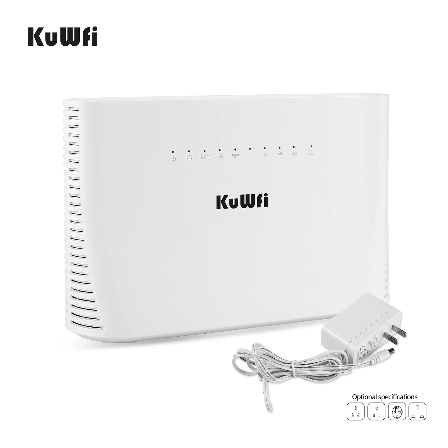 KuWFi Firmware 4G Router SIM 1200Mbps 2.4G&5G Wireless WIFI Router ...