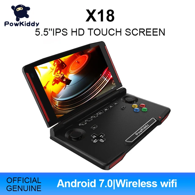 Game-Console Andriod Handheld Powkiddy X18 Video Screen Quad-Core 2g-Ram MTK 8163 1280-720 ...