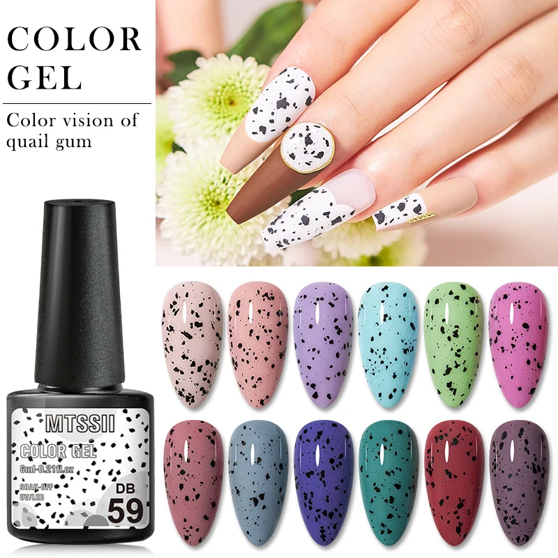 Mtssii 6ml Nail Gel Eggshell Gel Nail Polish Transparent Gel Soak Off ...