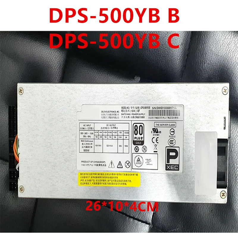 Original PSU For DPS Full Modullar 80plus Gold M99V3 M99S Big 1U 500W Switching Power Supply DPS ...