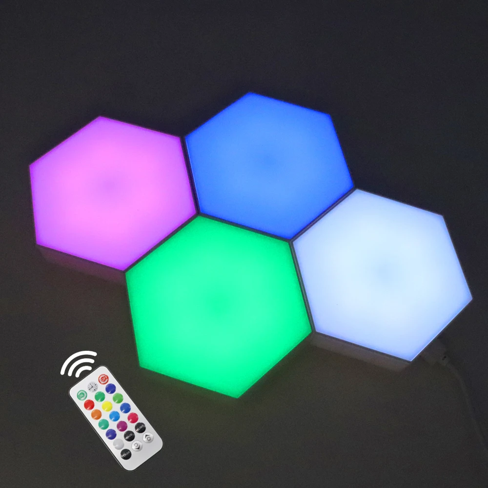 Modular Honeycomb DIY Wall Deco Lights - Lighting4Home