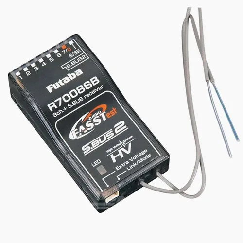 Original f utaba r7008sb hv 8 canais gama completa 2.4ghz fasstest ...