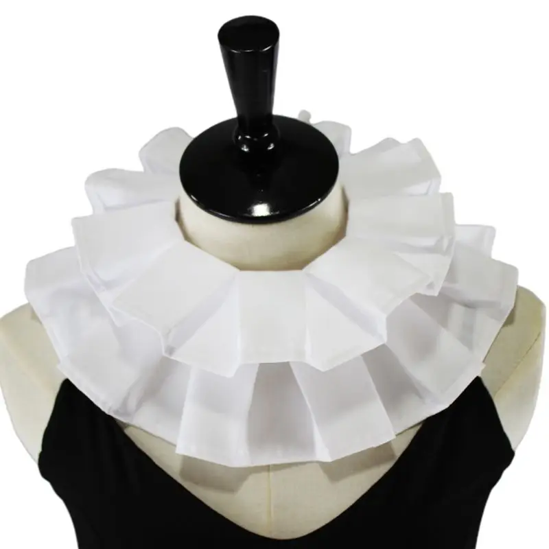 Victorian Collar Ruffles | Neck Ruffle Collar Victorian | Renaissance ...
