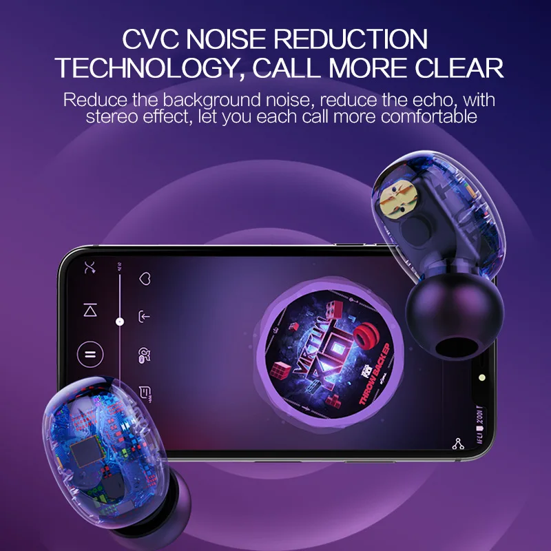 Q67 TWS Bluetooth наушники 5,0 с микрофоном водонепроницаемые наушники ...