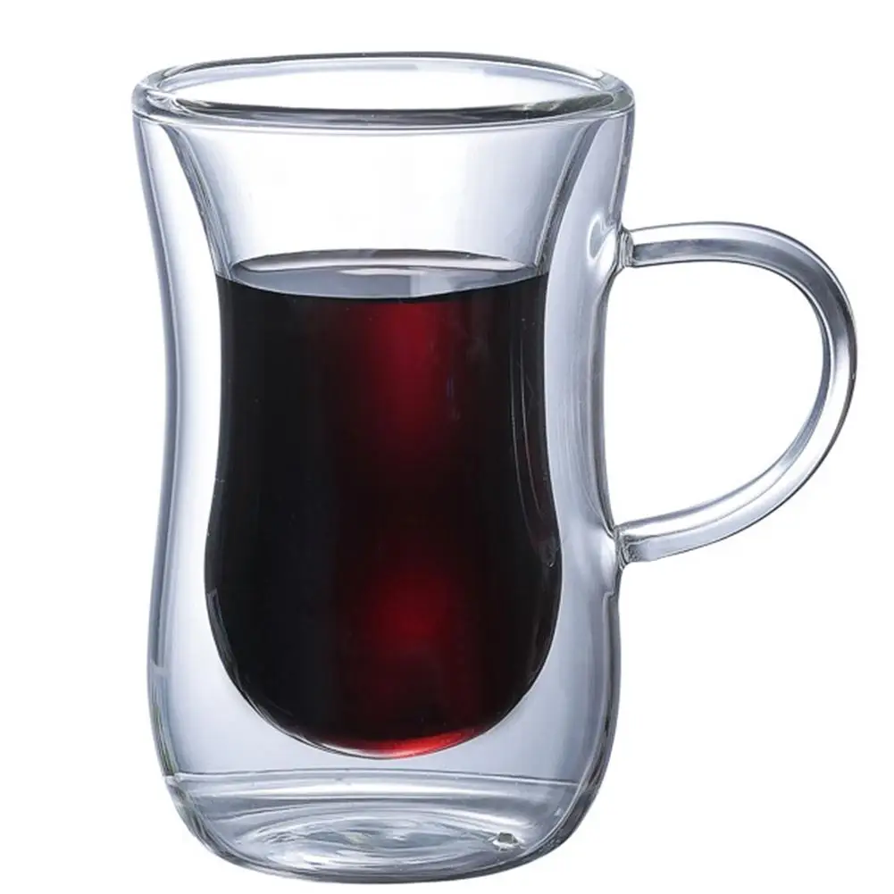 1PC-80ml-Transparent-Glass-Cup-With-Handle-Double-Walls-Glass-Milk-Tea ...