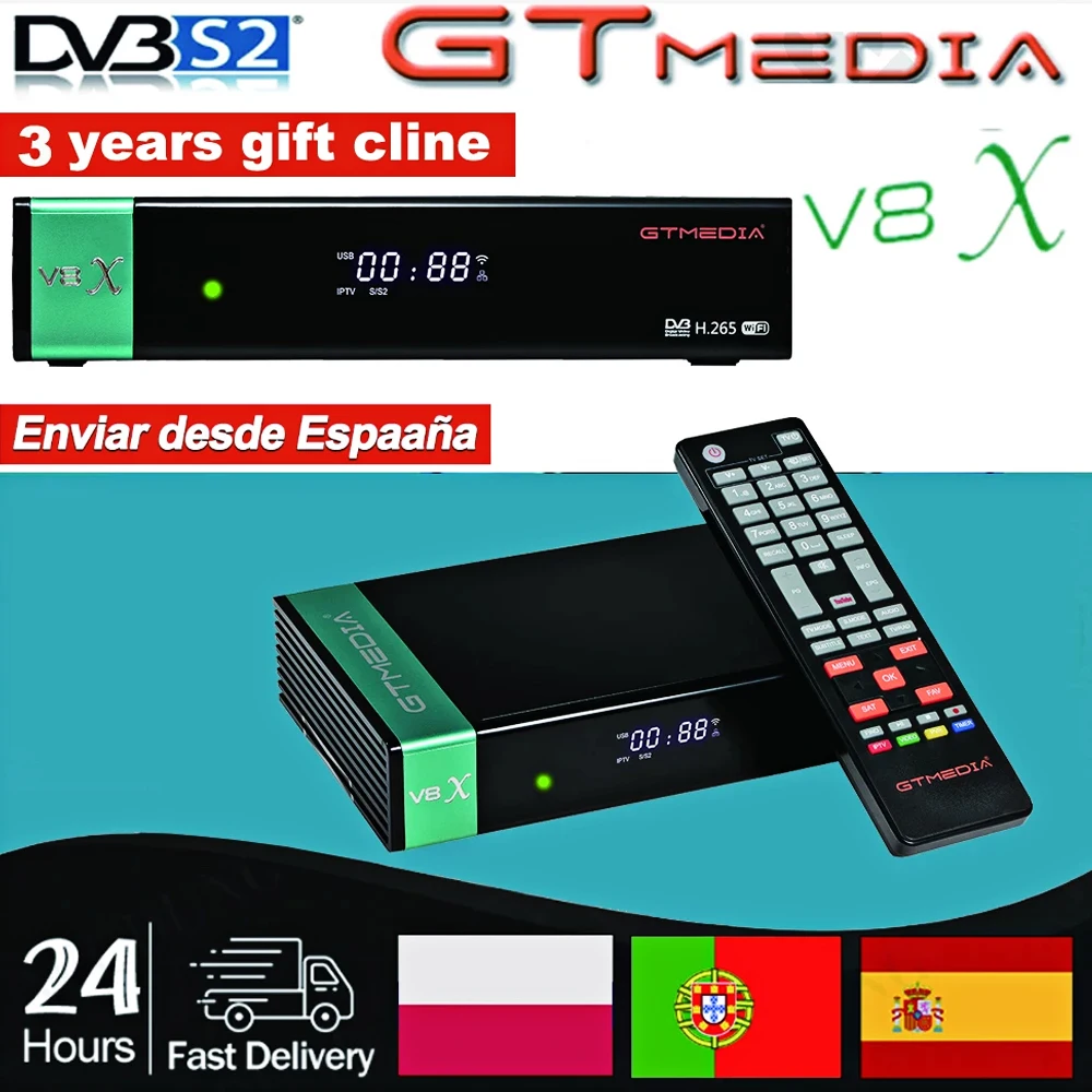 GTmedia decodificador satelital V8X actualizado por GTmedia V8 Nova DVB ...