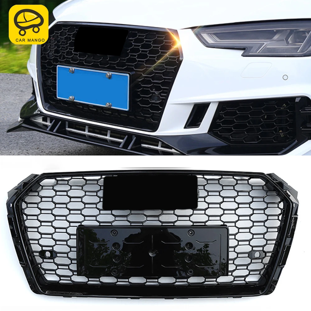 CarManGo For Audi A4 S4 A5 S5 B9 2017 2020 Front Grille Grills Net ...
