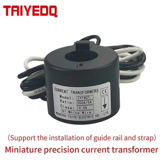 Clamp Áram Transzformátor Toroid Kct18 50A 75A 100A 150A 200A Din Rain ...
