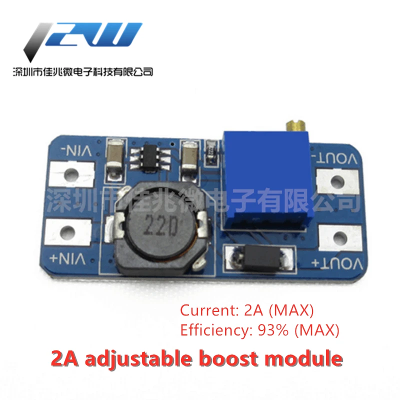 Dc-dc Boost Module 2a Boost Board Input 3v / 5v Turn Up 5v / 9v / 12v ...
