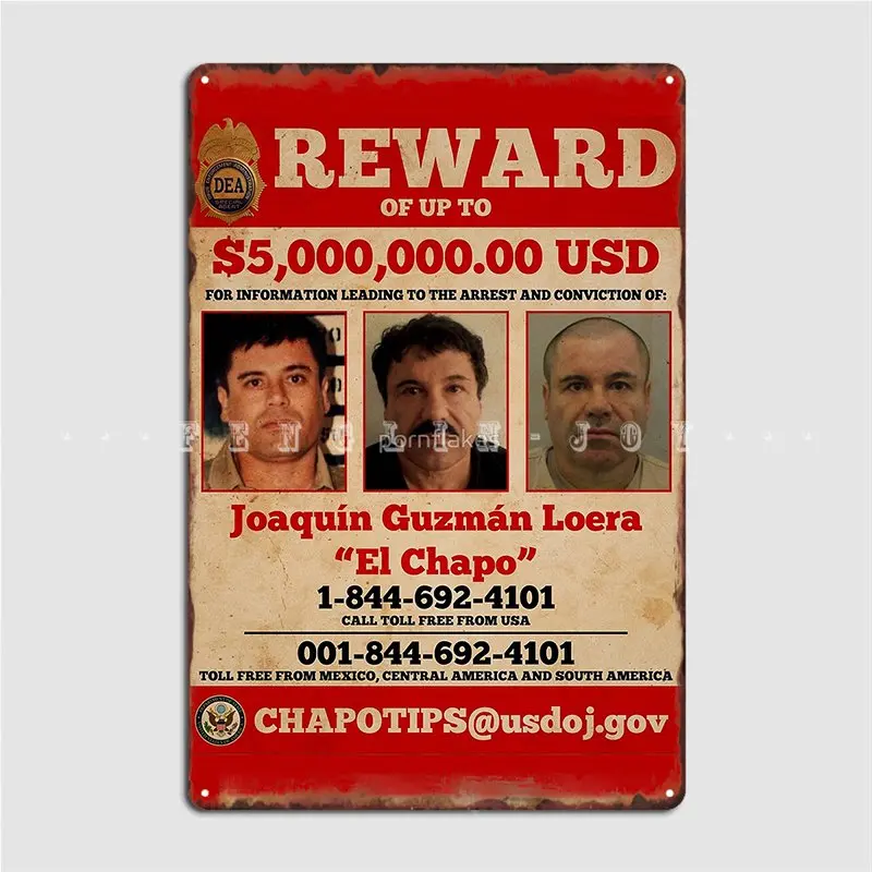 Pablo Escobar Wanted Poster