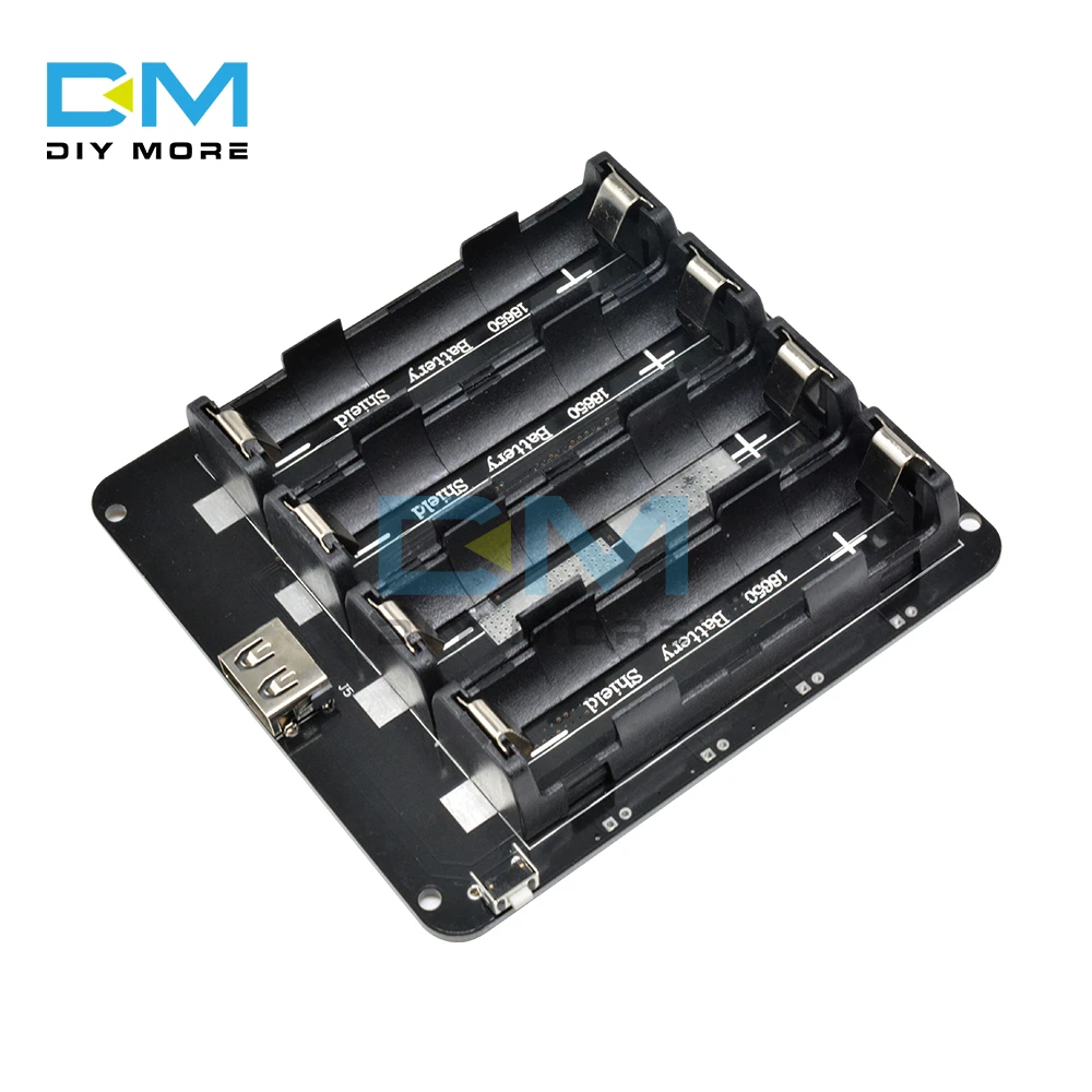 2x 4x 18650 Lithium Battery Shield V8 V9 Mobile Power Expansion Board ...