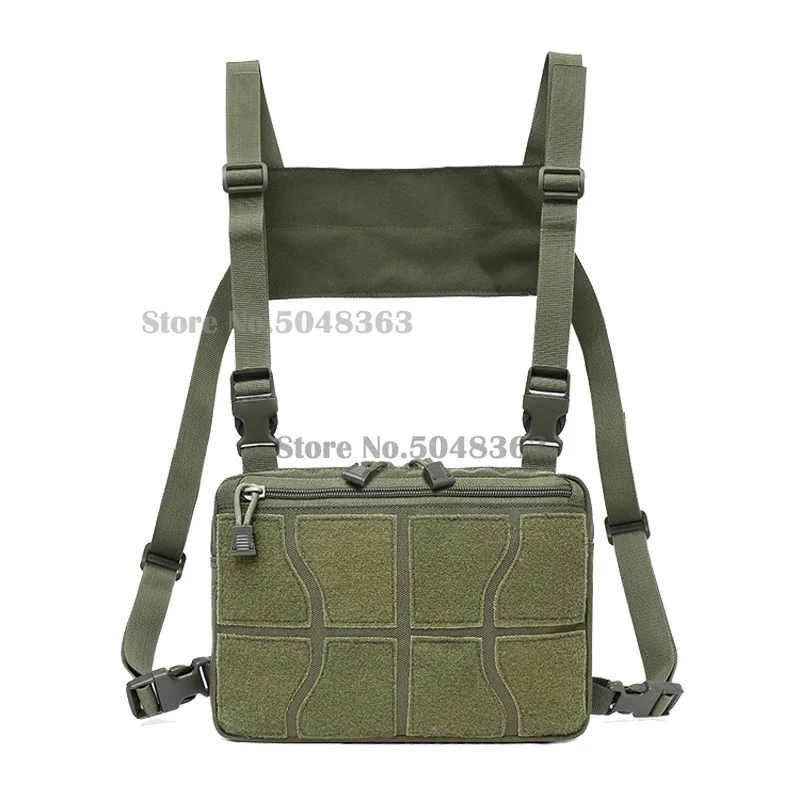 Military Tactical Chest Rig Bag Men Adjustable Fanny Pack Multi ...