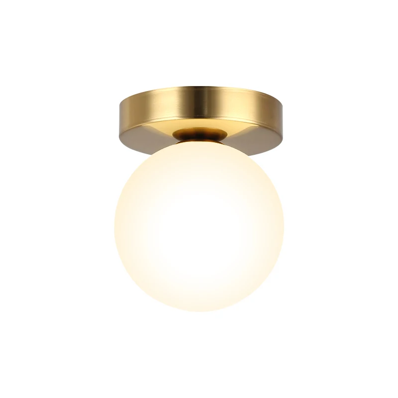 Ceiling Lamp Modern Glass Ball | Ceiling Light Glass Ball | Frosted ...