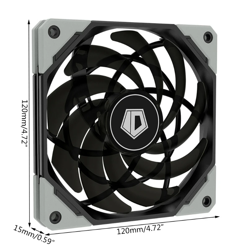 2022-New-12015XT-120mm-PWM-PC-Case-Fan-Ultra-Slim-Quiet-Computer-CPU ...