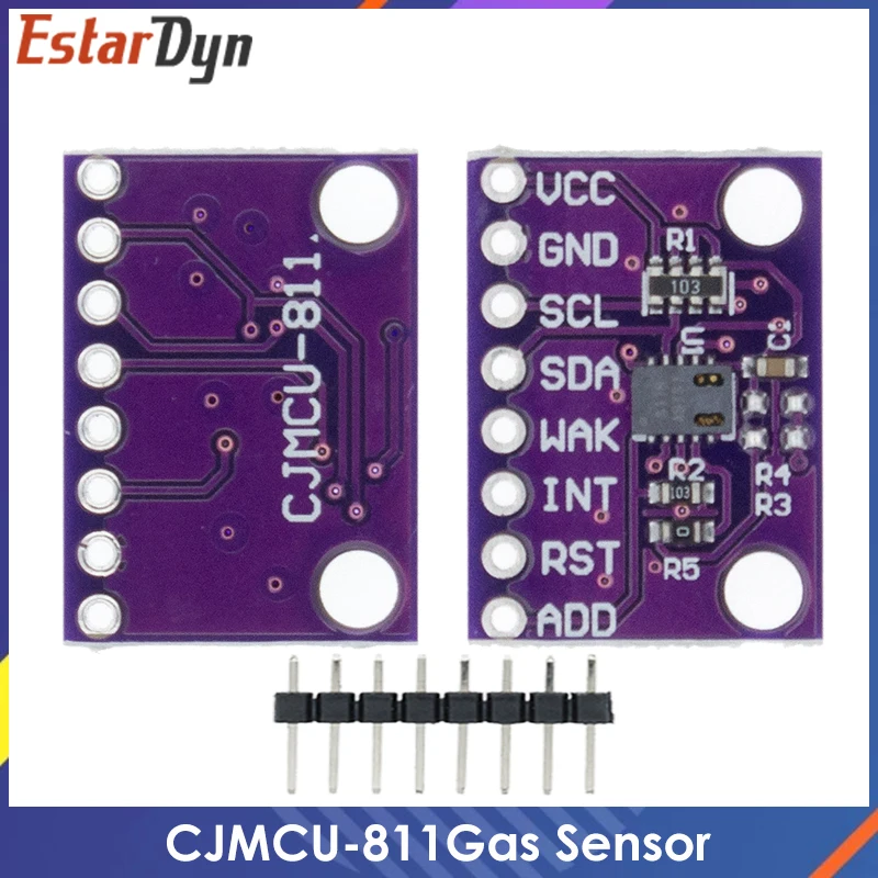 Gas Sensor Carbon Dioxide Detection Sensor Module CCS811 CO2 eCO2 TVOC ...